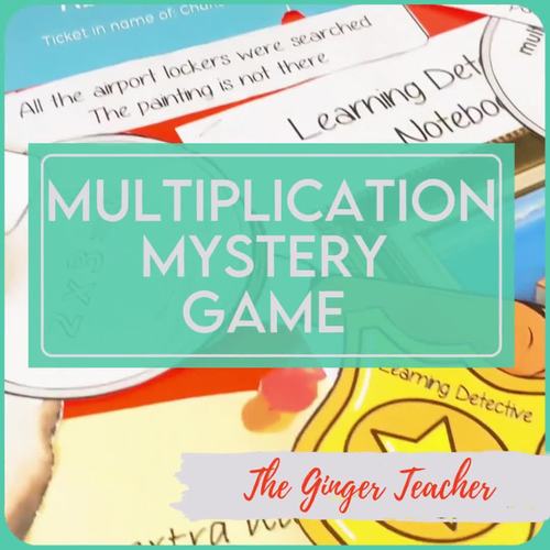 Multiplication Practice Game by The Ginger Teacher | TPT