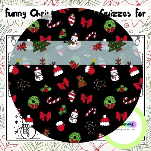 Funny Christmas Trivia Quizzes For Kids by LEARNME | TPT