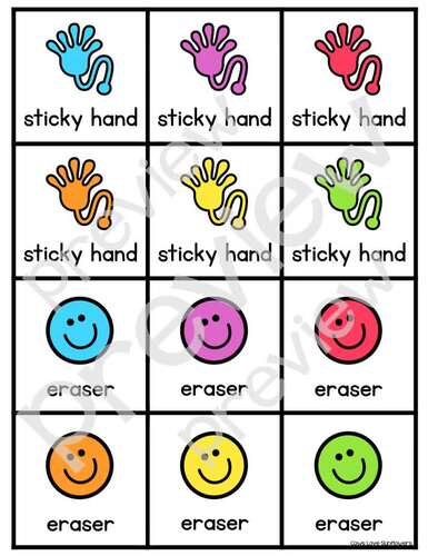 Toy Box Theme - Matching Colors Activity - Sorting Objects Task Cards