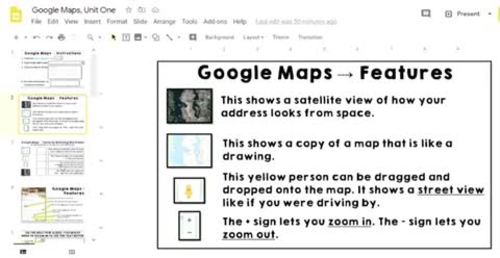 Life Skills Reading and Writing: Using Google Maps, Unit 1 - Distance ...