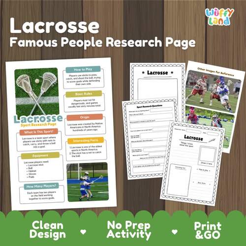 Lacrosse Sport Research Project | History Rules & Equipment Reading ...