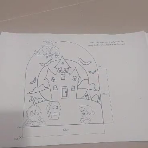 Halloween 3D Pop-Up Craft & Activities /Haunted House /Halloween Day