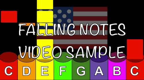 Star Spangled Banner - Boomwhacker Play Along Video and Sheet Music