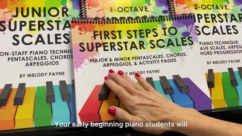Piano Scales Books Studio-Licensed Bundle - Superstar Scales, Chords ...