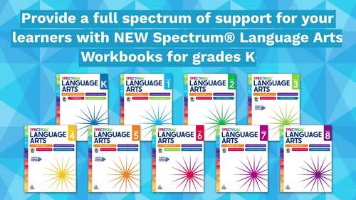 Spectrum Language Arts Workbook, Grade 6 705496-EB by Carson Dellosa ...