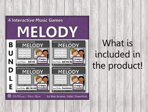 Solfege Interactive Music Games Reveal the Secret Picture Creepy Crawlies