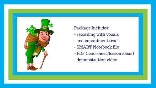 St. Patrick's Day Song & Activity | Singing Game | mp3s, PDF, SMART, Video