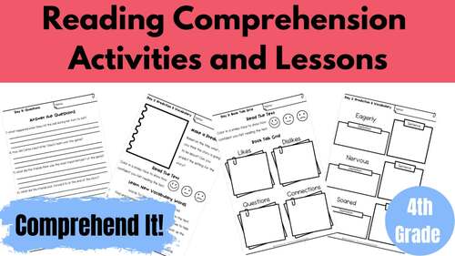 4th Grade Reading Comprehension Activities and Lessons – Fiction Summer 1