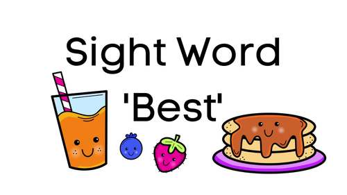Sight Word 'Best', Eating Different Kinds of Breakfast Foods, Video and ...