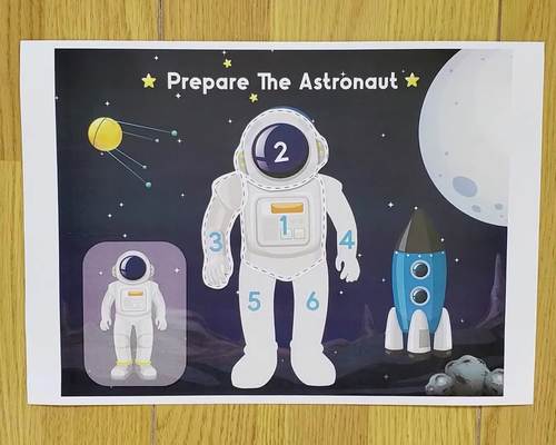 Astronaut Counting Game, Critical Thinking and Learn to Count Numbers ...