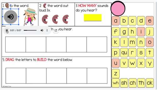 ENDS in NG & NK FLASH WORDS Word Mapping for Google Classroom Science ...