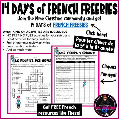 Je me PRÉSENTE Poster - Pour la Rentrée - Back-to-school French Poster