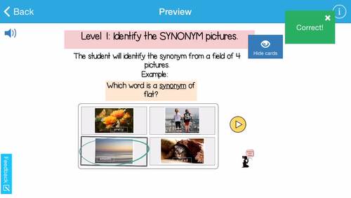 Synonyms Boom™ Cards BUNDLE | Synonyms Real Photos Bundle by Speech ...