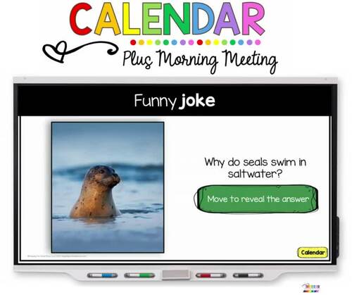First Grade Calendar and Morning Meeting - January Winter - Google ...