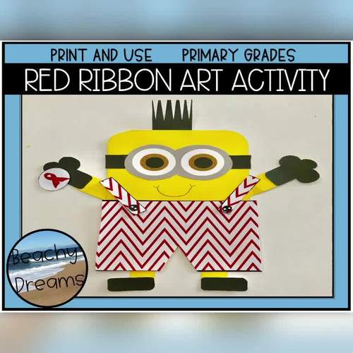 Red Ribbon Art Activity | Making Good Choices | Drug Awareness | TPT