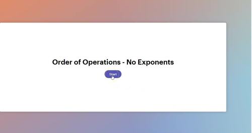 Order of Operations No Exponents Color By Number Worksheet And Easel Assmt