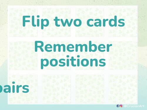 St. Patrick’s Day Memory Game | Visual Matching Cards & Concentration ...
