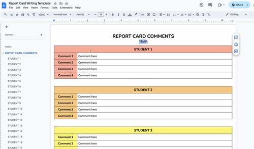 300+ Grade 4, 5, 6 Report Card Comments - Beg, Mid Year & End of Year ...