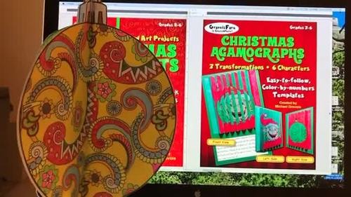 Christmas Crafts and Activities BUNDLE: Ornaments and Agamographs—Save 15%