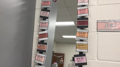 Affirmation Mirror Labels - Boho Affirmation Mirror - Modern Boho ...