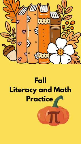 Fall Literacy l Letter Recognition by SMART TEACHERS 99 | TPT