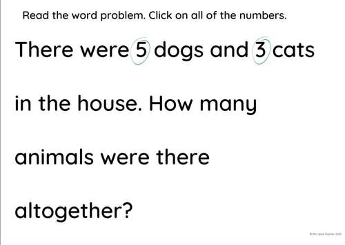 Taking Apart Word Problems| Underline the Question Boom Cards™ | TPT