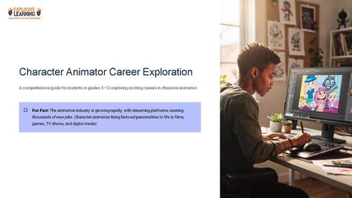 Creative Arts & Media Careers Bundle Volume 2 (Grades 4-12 PPTX)