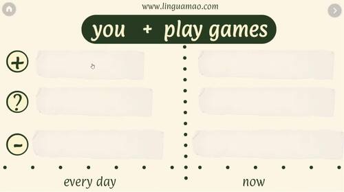 Present Simple and Present Continuous. Interactive quiz. by Linguamao ESL