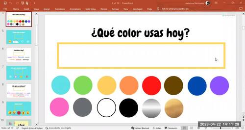 Engaging Spanish Lesson with Craft: School Supplies & Verbs for Kids!