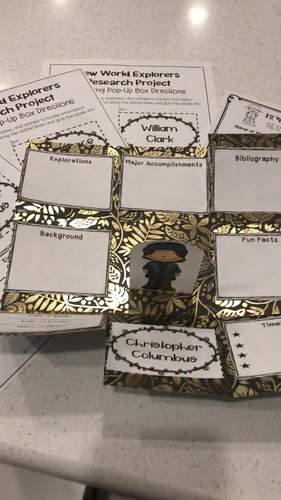 Interactive Research Project: Explorers by Christine's Lessons Over Coffee
