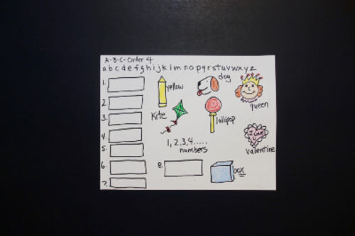 Let's Draw A-B-C- Order! (4) by Patty Fernandez Artist | TPT