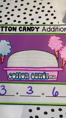 Carnival Addition Math Craft by The Teaching Diva Corner | TPT