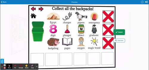 Back to School Articulation Activity BOOM™ Cards | Backpacks | Late Sounds