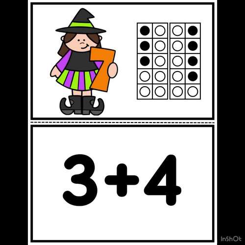 1st Grade Math Center | Halloween Matching Practice Cards | Near ...