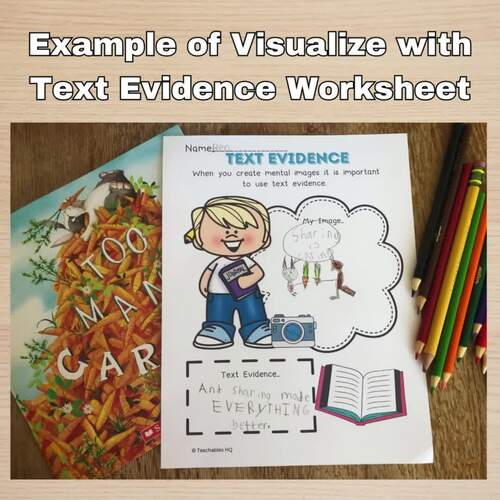Reading Strategy - Visualizing - Worksheet Bundle by Teachables HQ