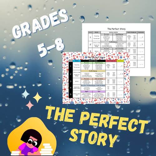 The Perfect Story | Writing Frame | Grades 5 to 8 by Pagecraft ELA