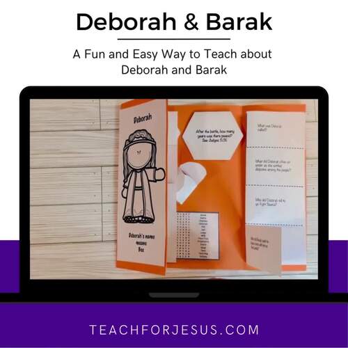Deborah and Barak Sunday School Craft and Activity by Teach for Jesus