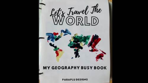 Geography Busy Book - Let's Travel The World! History, Foreign Language ...