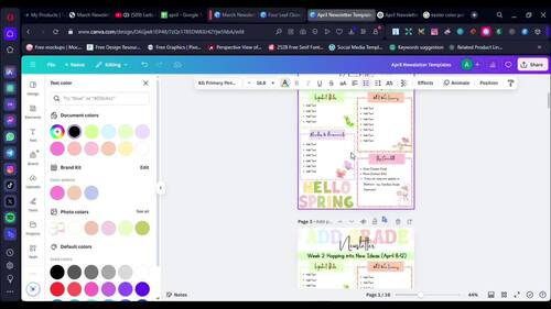 Editable April Newsletter Templates For Teachers | Easter & Spring Themes.