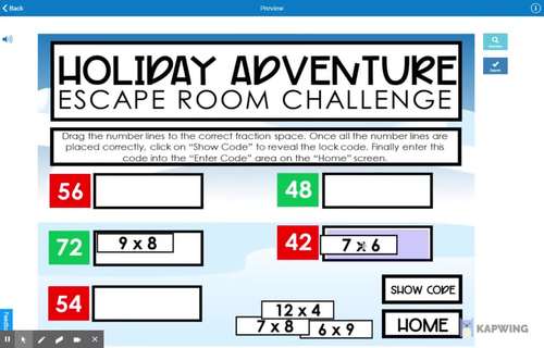Holiday Escape Room | BOOM Cards by Third Grade Triumph | TPT