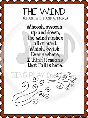 November Thanksgiving: Literacy Songs, Chants, Poems, Fingerplays ELA