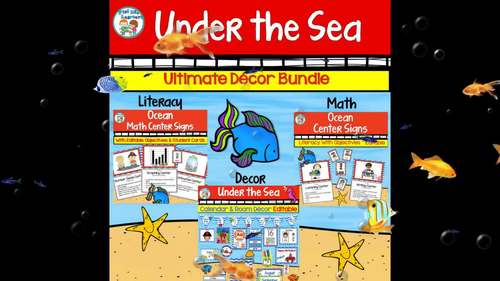 EDITABLE Under the Sea Classroom Theme | Ocean Themed Classroom Decor ...
