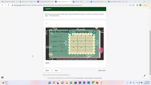 Linear Inverse (Digital Activity) Escape Room by The Imposter Syndrome ...