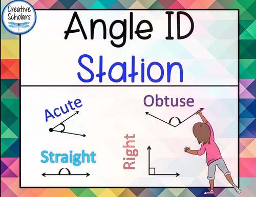 Identifying Angles Geometry Activities with Print and Digital Easel