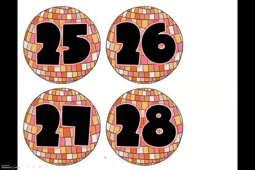 Groovy Smiles Cubby Names and Numbers Décor by Julia's Colorful Classroom