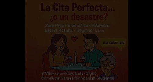 La Cita Perfecta, 9 Beginner Spanish Date Night Interactive Digital ...