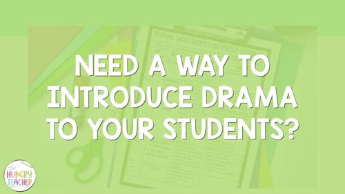 Introduction to Drama Unit with Interactive Notebook Lessons Slides ...