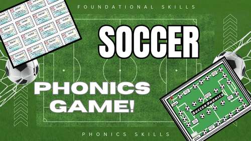 Long E Spelled ie / ey Soccer Phonics Game / Spelling Activity HD Word ...
