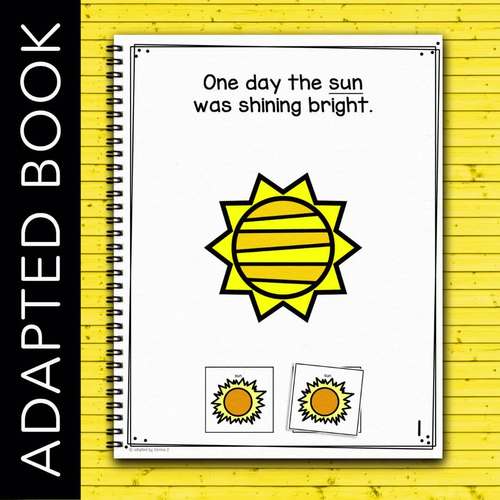 Weather Unit Special Education Adapted Book and Folder Games Bundle