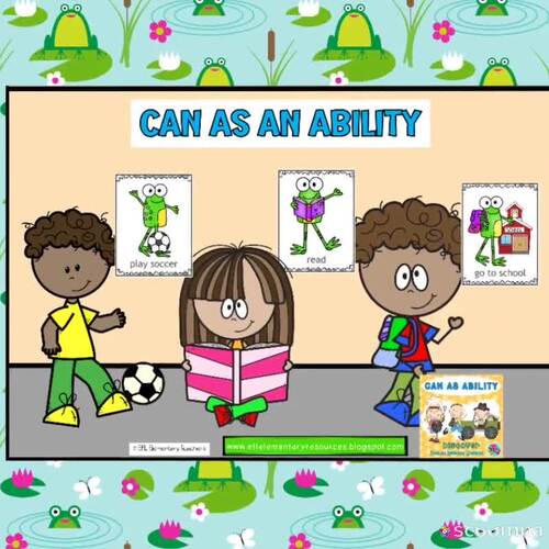 Frog and Can as an Ability by HOLISTIC English Resources by ROSA AMELIA